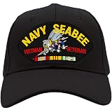Amazon.com: Navy Seabee Vietnam Veteran Ballcap: Baseball Caps ...