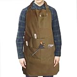 Esschert design GT06 58 x 48 x 1cm Short Textile Garden Apron - Green ...