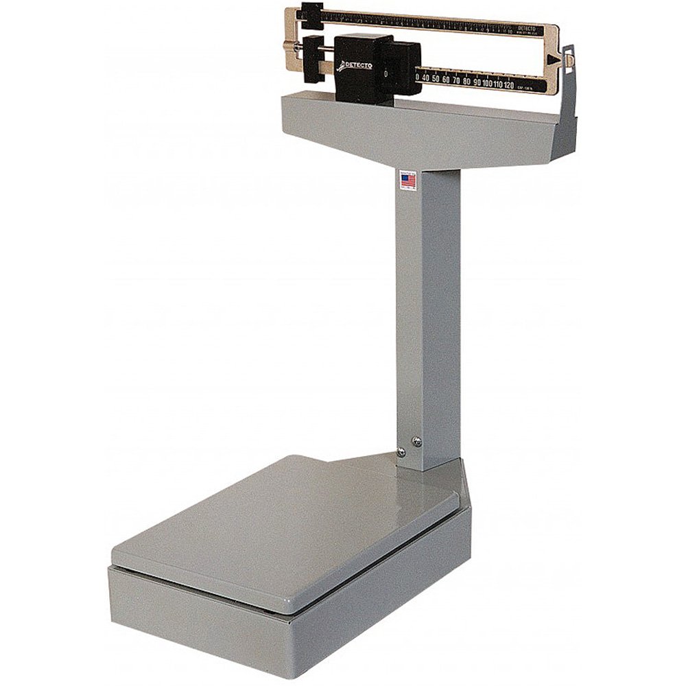 Detecto Steel Bench Scale, Mechanical Beam, 14.5" X 10.5", 350 Lb ...