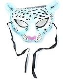 Amazon.com: Forum Snow Leopard Venetian Mask, Multi-Colored, One Size ...