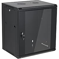 Amazon.com: NavePoint 9U Server Cabinet Wall Mount Rack Enclosure ...