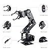 ROT3U 6DOF Black Aluminium Robot Arm Mechanical Claw Robotic Claw Kit ...