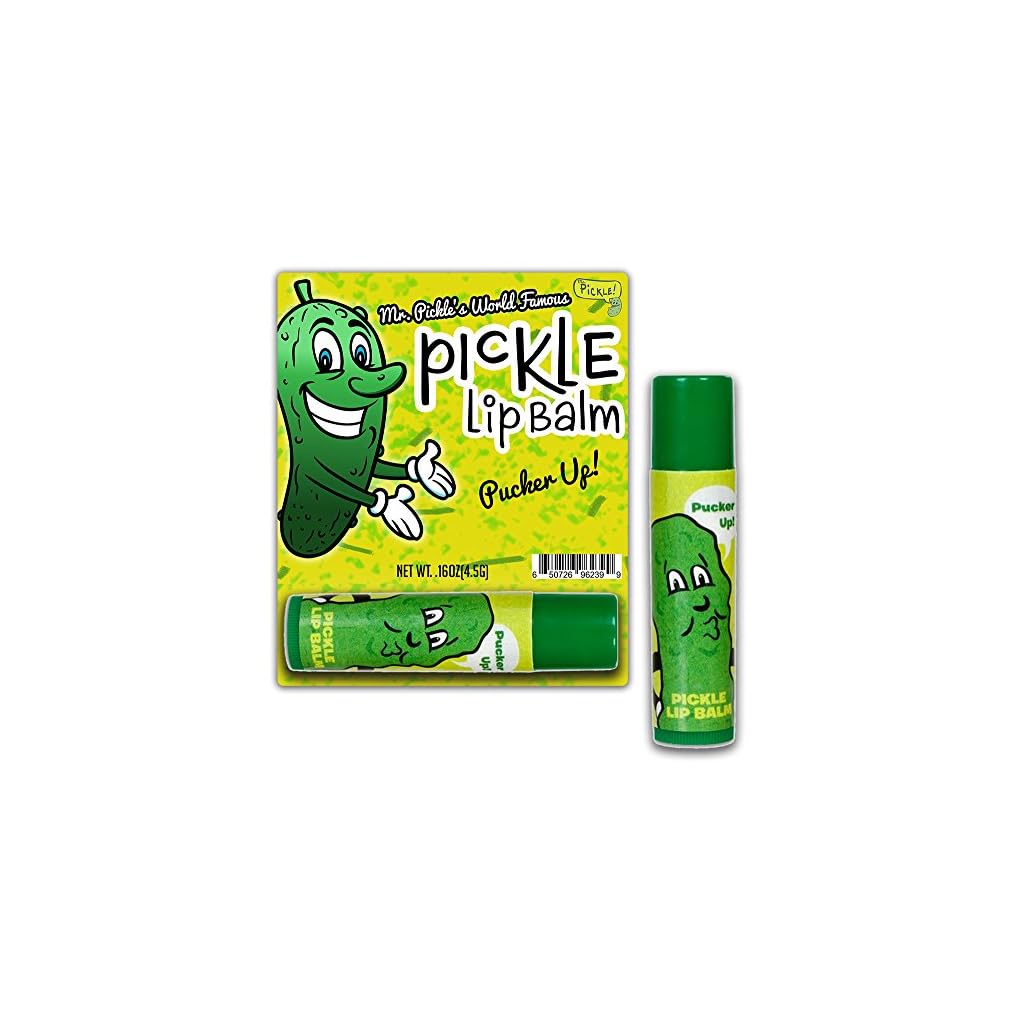 Dill Pickle Lip Balm – Pickle Gifts – Funny Gifts for Men – Flavored ...