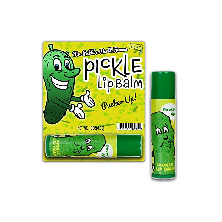 Dill Pickle Lip Balm – Pickle Gifts – Funny Gifts for Men – Flavored ...
