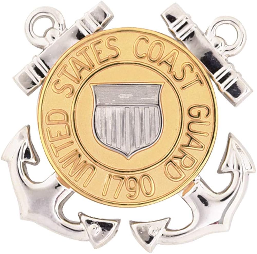 Amazon.com: Coast Guard (USCG) Cap Device Enlisted regulation size ...