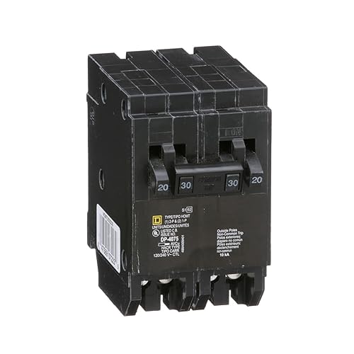 Square D - HOMT2020230CP Square D Homeline, Double Pole Combination ...