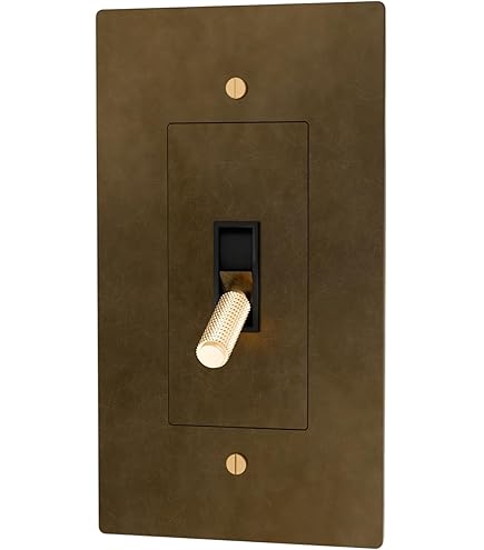 Two Way Light Switch Lever Toggle Switch Night Light Gold Light Switch