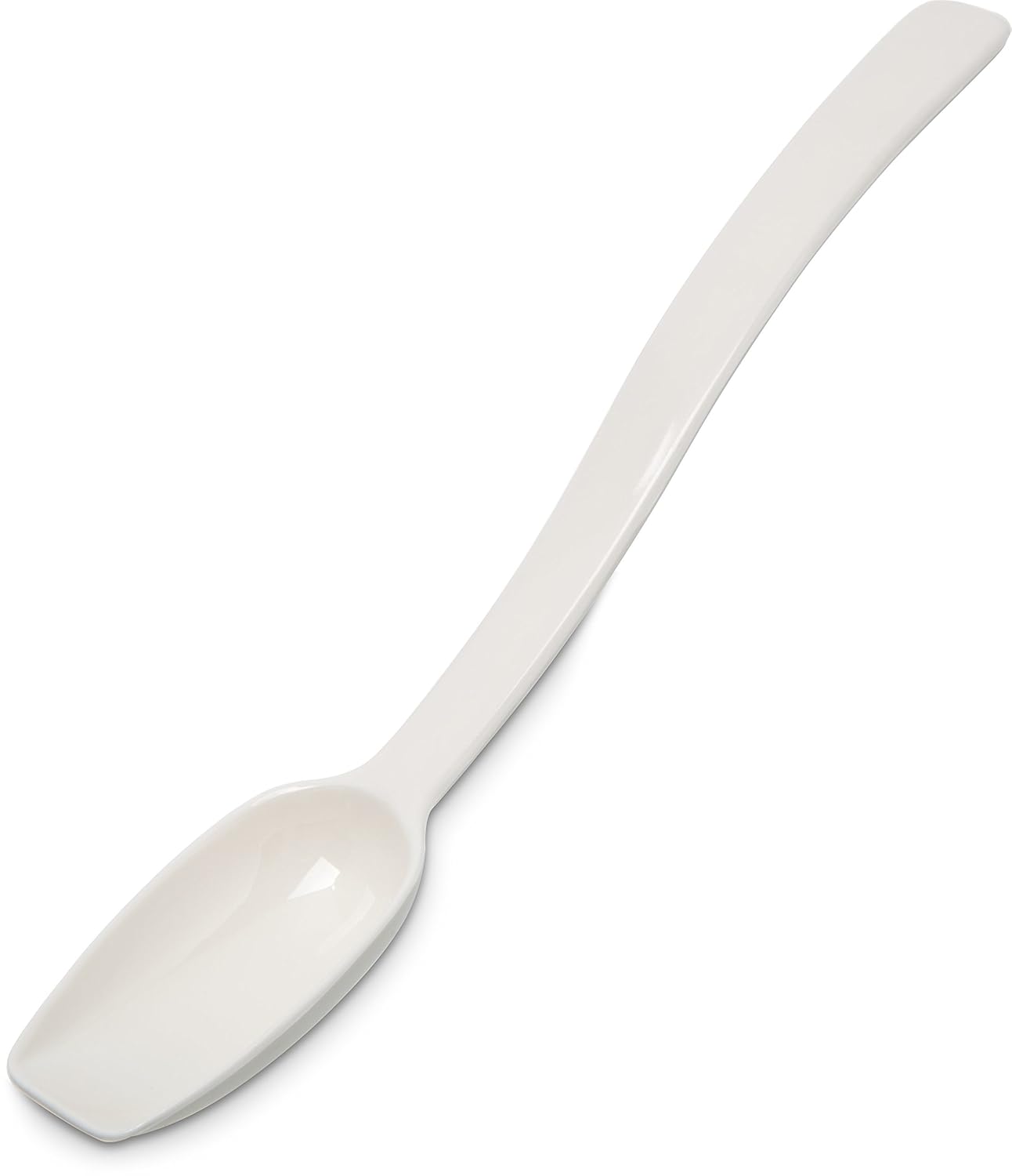 The Carlisle 446002 Polycarbonate Salad Spoon, Solid, 0.5 oz. Capacity ...