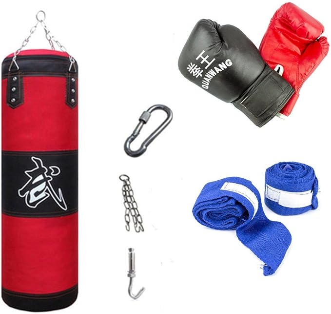 10749 Kit de boxeo todo en uno con guantes saco y gancho de ...