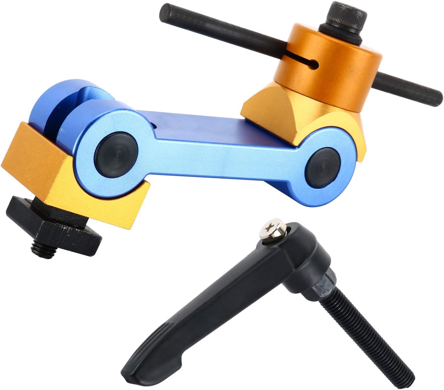 Adjustable Work Stop Locator, Aluminum Alloy Vise Stop, 1/2"-12 Thread ...