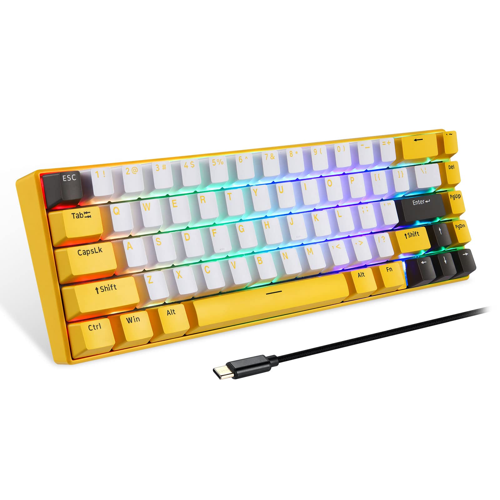 Mua MOTOSPEED BK67 Bluetooth 5.0 Wired Mechanical Keyboard with Blue ...