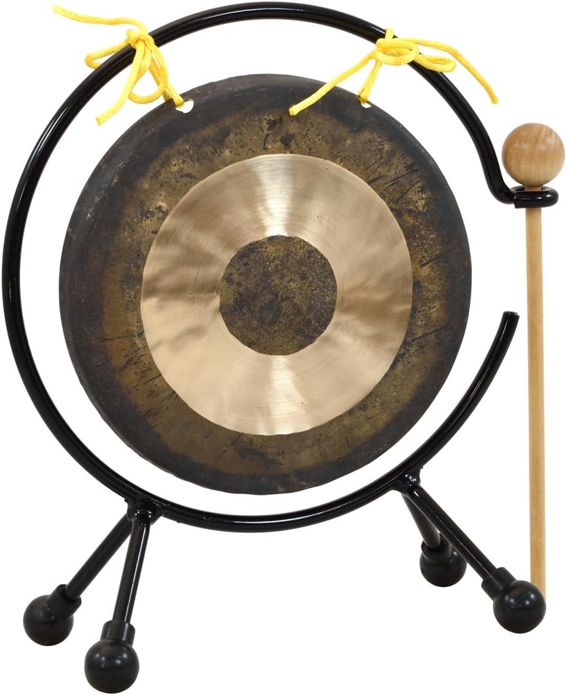 Percussion Plus YX14-TQ16 Mini Traditional Chinese Chau Gong with Stand ...