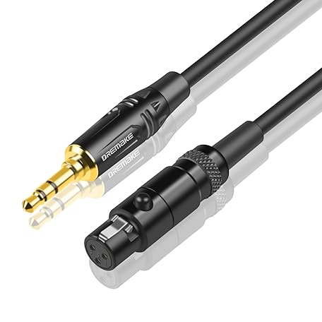 Mua DREMAKE Jack 3.5mm to Mini XLR Adapter Cable 5FT, 3.5mm 1/8'' to 3 ...