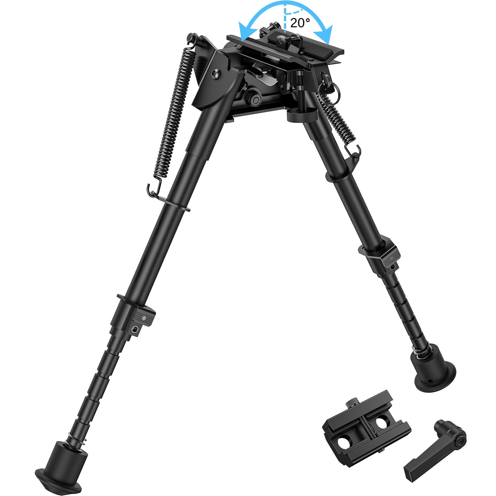 Cvlife Bipod - Pivot Tilt with Swivel Stud and Detachable S Lock Lever ...