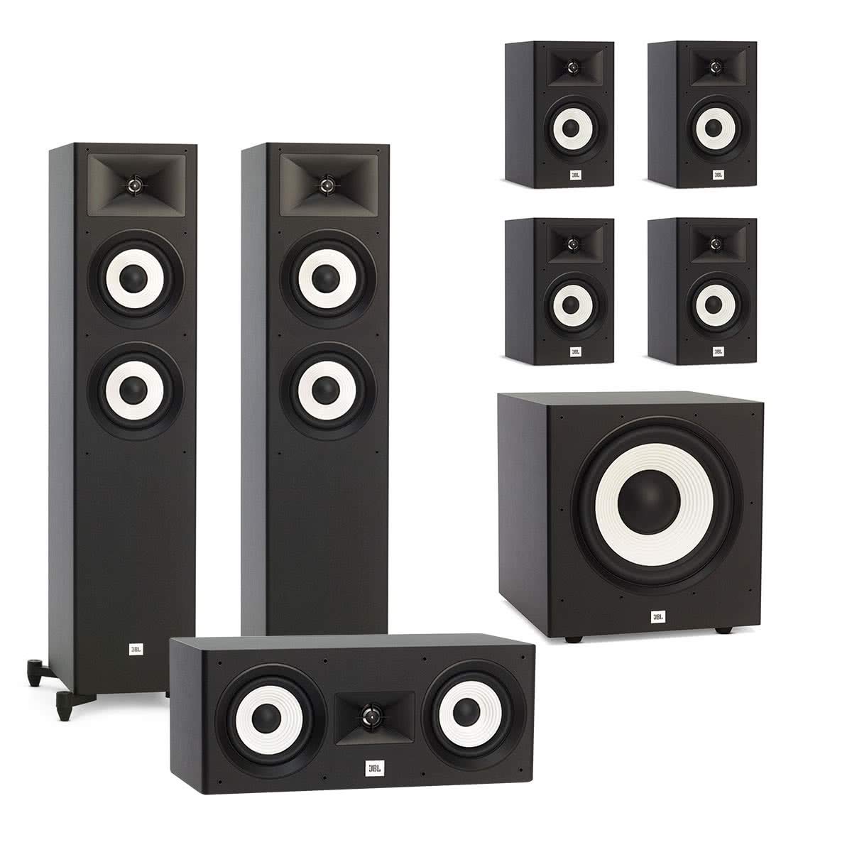 Buy JBL 7.1 System with 2 JBL Stage A180 Floorstanding Speakers, 1 JBL ...