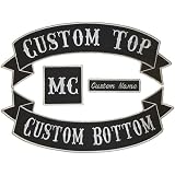 Amazon.com: PPXP Custom Embroidered MC Biker Patches, Personalized ...
