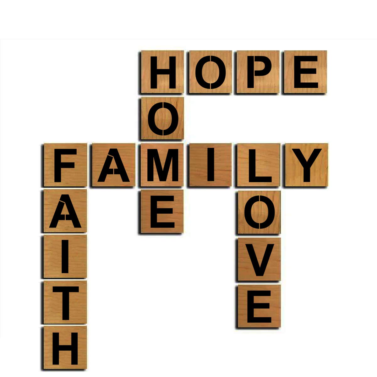 Mua Alphabet Letter and Number Stencils 5 Inch - 40 Pack Large Letters ...