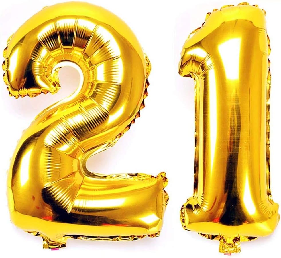21 number balloons brand outlet