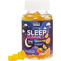Amazon.com: Sleep Gummies Sugar Free - Extra Strength 6mg Melatonin, Natural Sleeping Gummy for ...