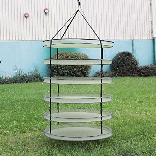 iPower Collapsible Breathable Mesh Herb Drying Rack for Buds ...