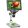 Amazon.com : 7" LCD Digital Microscope ANNLOV 1200X Maginfication 1080P ...
