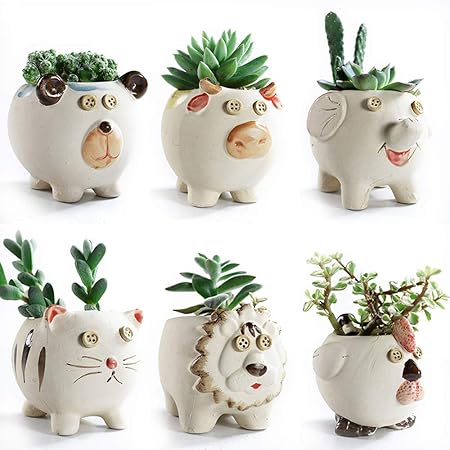 60+ Cutest Ceramic Animal Pots & Planters (In 2022) - UntamedAnimals