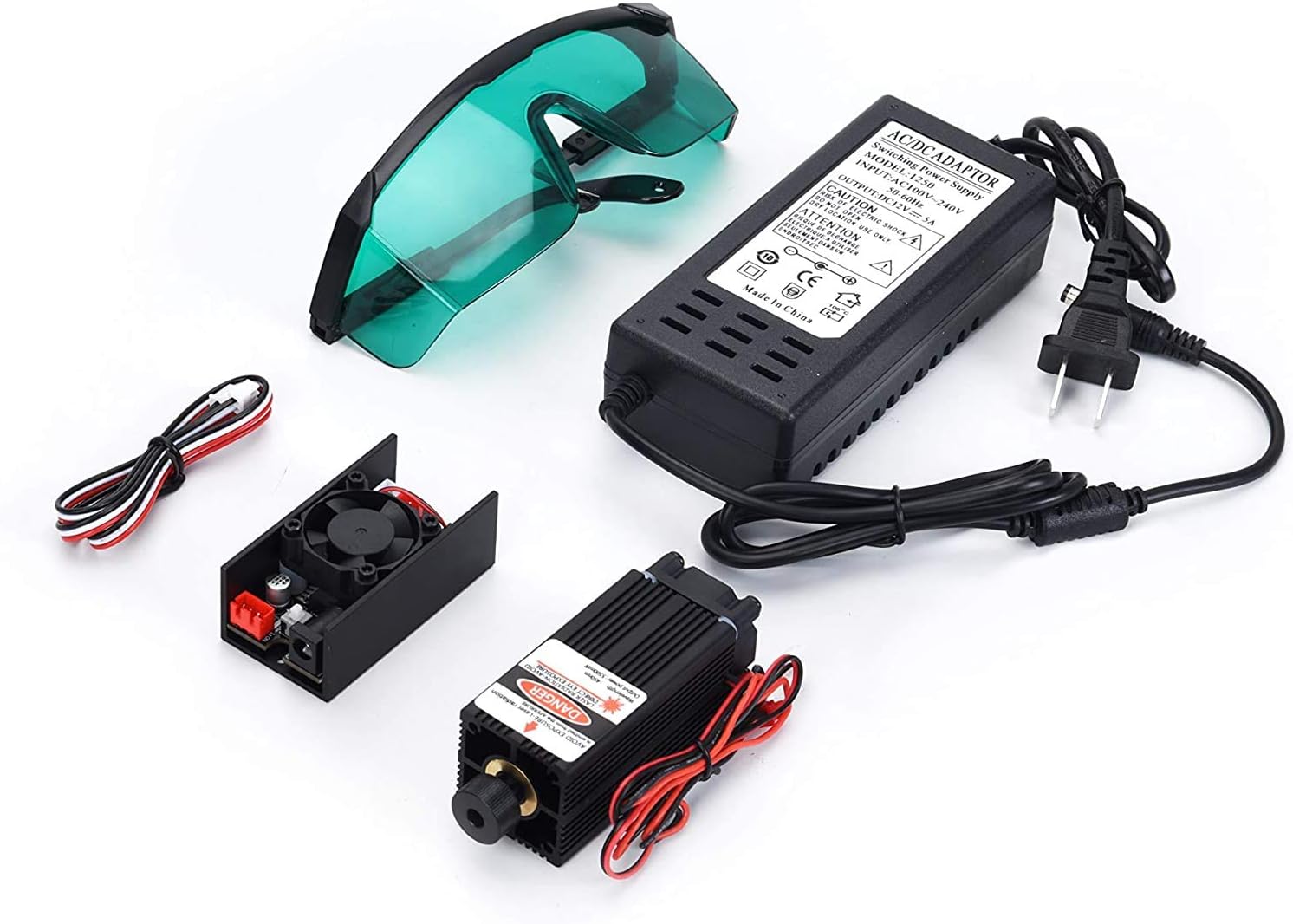 Mostics 5.5w-445nm Power Module with Power Supply, Power Head for DIY ...