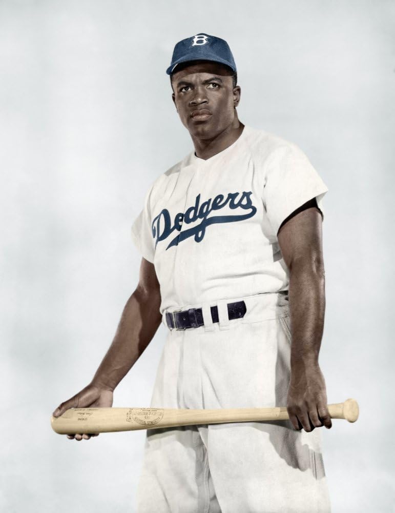 Amazon.com: Jackie Robinson (1919-1972) Namerican Baseball Player ...