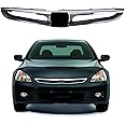 Amazon.com: ANTUKO Front Bumper Grille Chrome Molding Replacement for ...