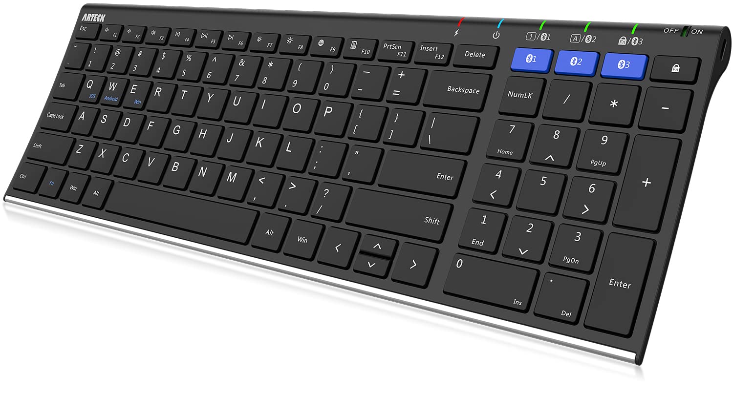 Mua Arteck HB193 Universal Bluetooth Keyboard Multi-Device Stainless ...