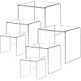 Amazon.com: ihomecooker 6 Pack Clear Acrylic Riser Square Display Stand ...