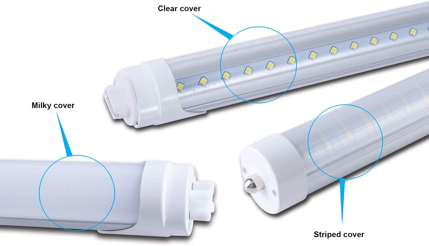 US stock 50 pack 4ft 18w T8 led tube light UL listed with G13 cap ...