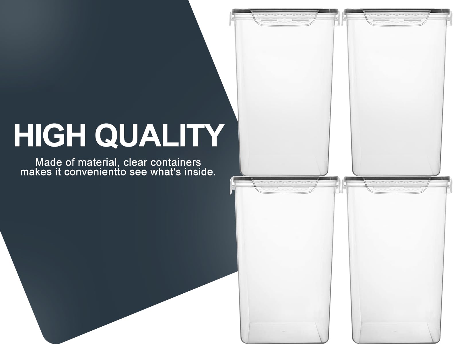 Mua Extra Large 7qt / 6.5L/220oz Tall Food Storage Containers, WIDE ...