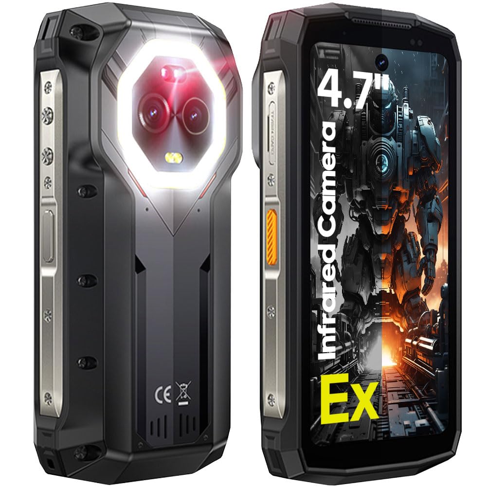 SÛRETÉ Omega MiniN Industrial Intrinsically Safe Smartphone 5G, Night ...