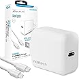 Amazon.com: Naztech 20W USB-C PD Fast Wall Charger Block w/ 4ft USB-C ...