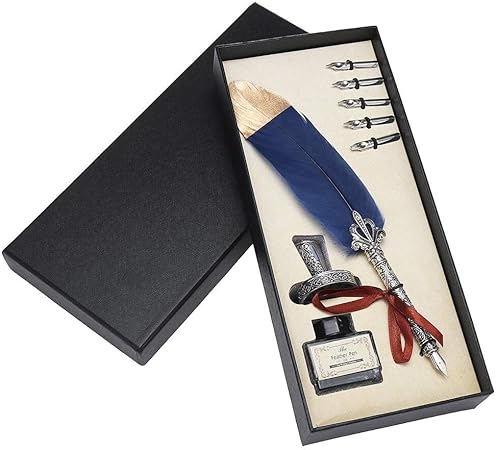 Juego de tinta de escritura de pluma de pluma vintage perfecto para ...
