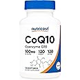 Amazon.com: Nutricost CoQ10 Softgels (120 Servings / 100 Mg CoQ10 Per ...