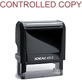 Amazon.com : Controlled Document Rubber Stamp for Office Use Self ...