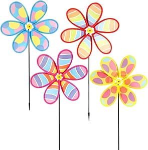 Amazon.com: HADEEONG 4PCS Wind Spinners for Yard and Garden, Lawn Yard ...