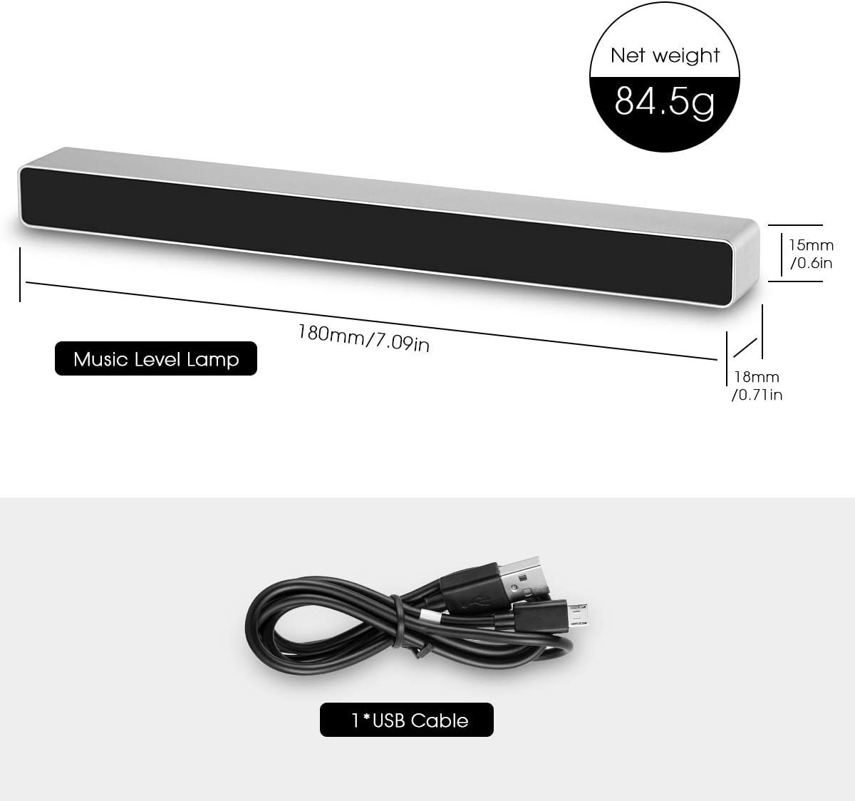 Nobsound 16-bit MIC Voice Sound Control Music Level Audio Spectrum ...