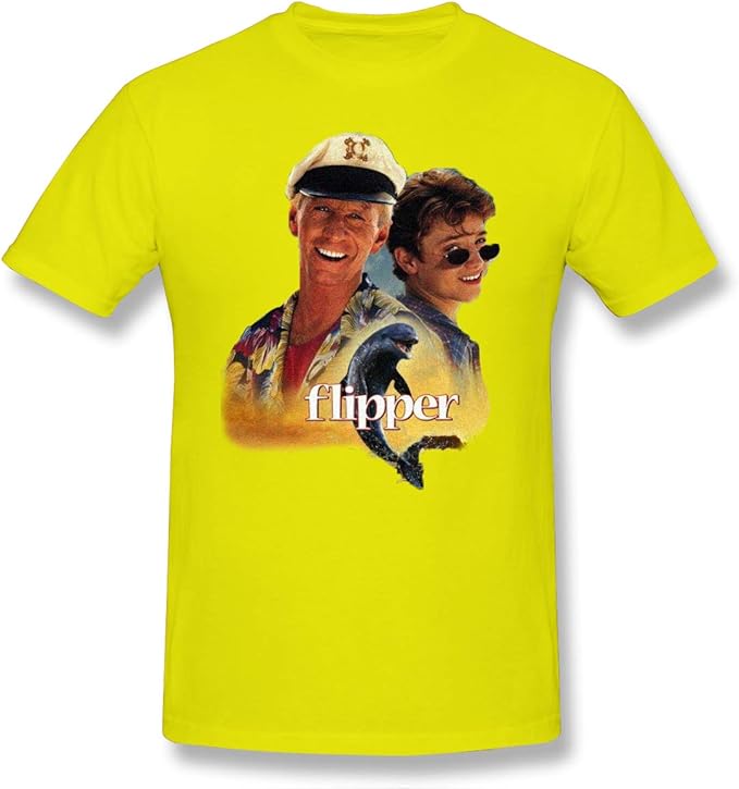 Amazon.com: Flipper Poster Tshirt for Mens: Clothing