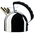 Amazon.com: Alessi 2.09-qt. Steel Bottom Water Tea Kettle: Teakettles ...