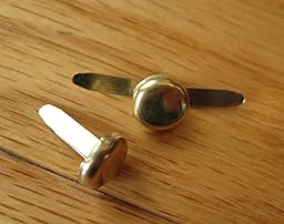 ACCO Brass Plated Paper Fastener, 0.5-Inch Length, 100 Fasteners per ...