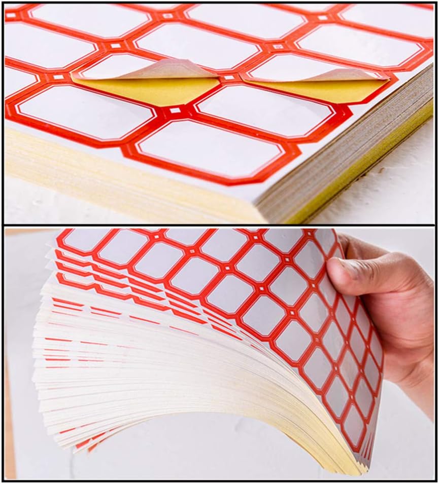 1440 Pcs Self Adhesive Labels Removable Freezer Food Labels Sticky ...