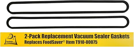 Upper and Lower Gasket Replacements for FoodSaver (2 Foam Gaskets ...