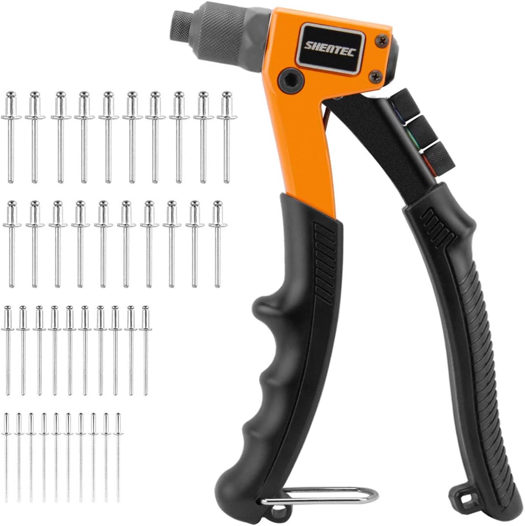 Shentec Pinces à riveter, Riveteuse manuelle, pistolet à rivet avec 4 ...