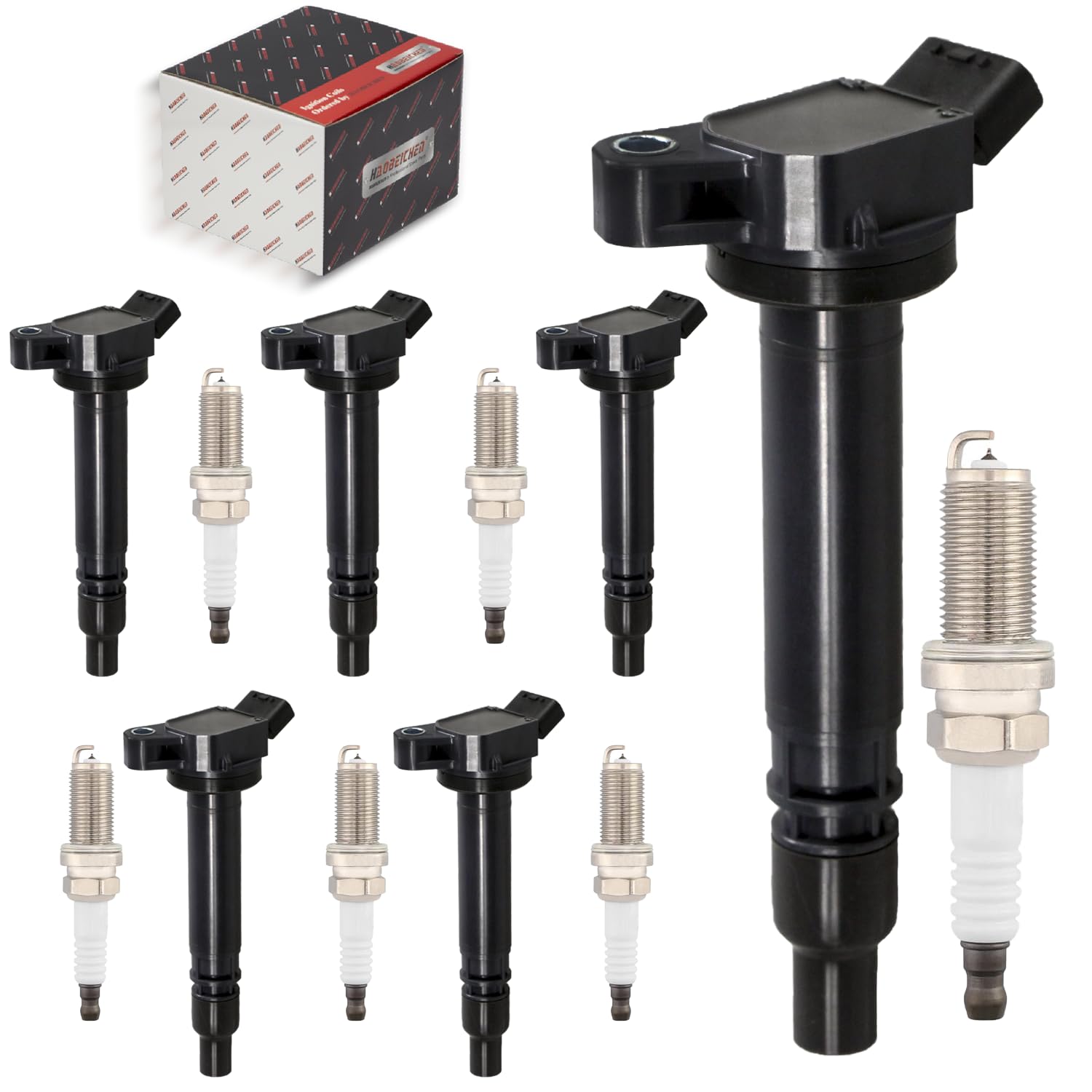 Set of 6 Ignition Coil & Spark Plug for 3.5L V6 Toyota Sienna Avalon Camry RAV4 Venza Lexus ...
