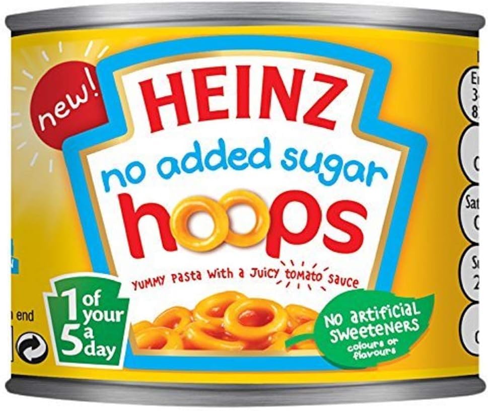 Heinz Hoops No Sugar Added, 205 g: Amazon.co.uk: Grocery
