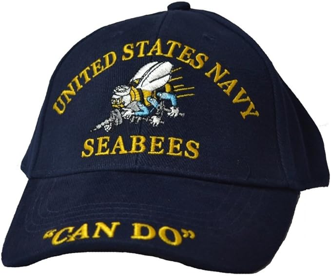 United States Navy Seabees Hat Blue: Amazon.ca: Clothing & Accessories