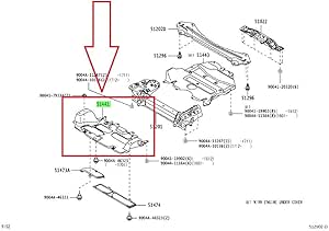 Amazon.com: Genuine Toyota 51441-06150 Engine Under Cover: Automotive